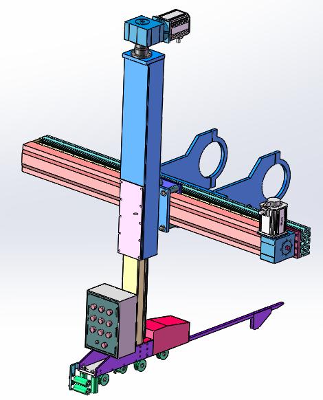 Robotic Arm Automatic Traverse Take Up Machine For Outdoor Fiber Optic ...