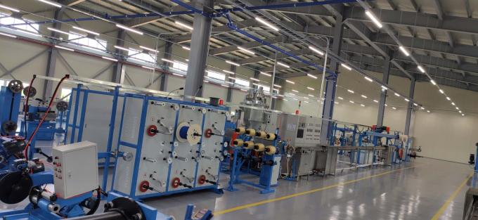 1-4 Cores Indoor 2*3mm FTTH FTTX Drop Cable Production Line