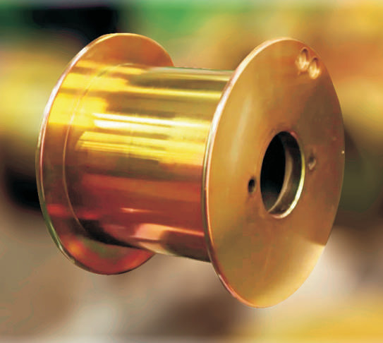 High Speed Customized Flat Steel Bobbin Spool Reel For Wire Cable Machine