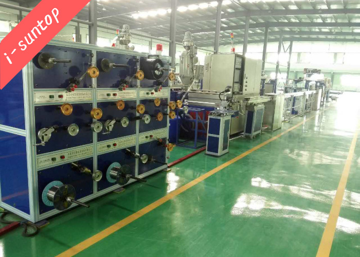 12 Core FTTH Round Drop 190m/Min LSZH Fiber Optic Cable Machine