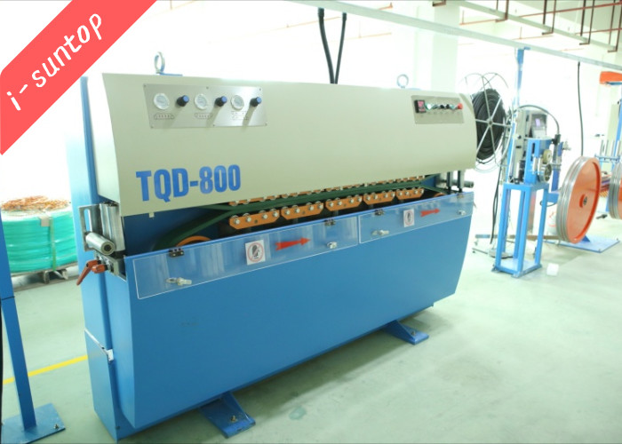 Pneumatic 150m/Min Caterpillar Traction Device Cable Sheathing Machine