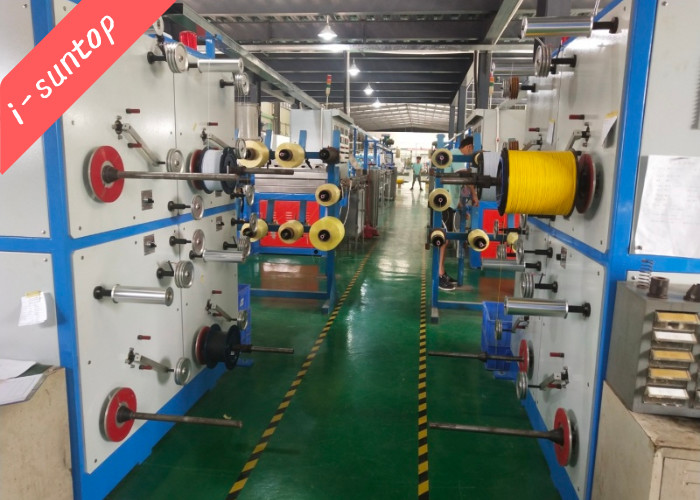 2*5mm Square Type FTTH Drop Fiber Optic Cable Machine