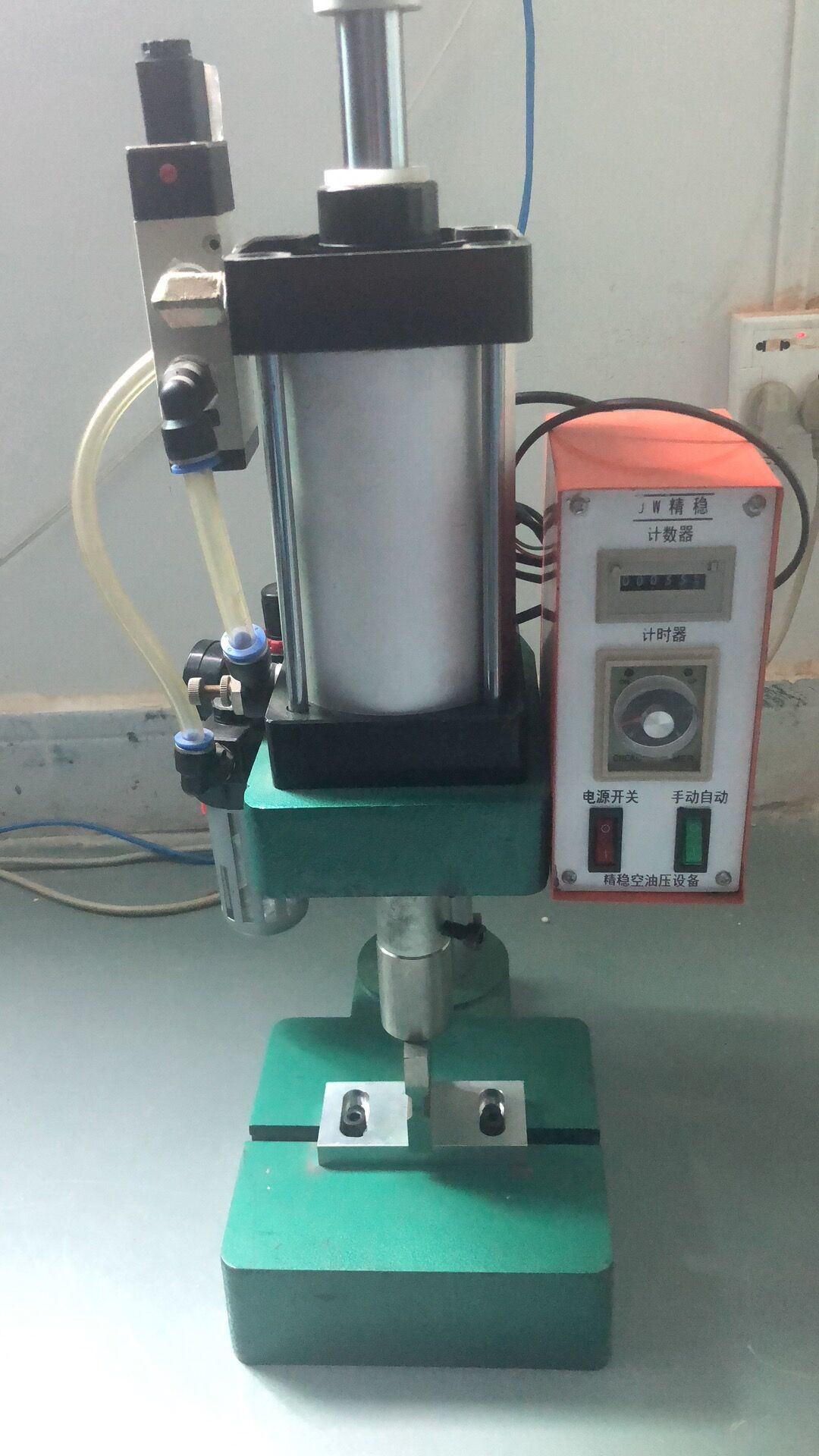 Fiber Optic Patch Cable Crimping Machine Vertical Pneumatic Crimper