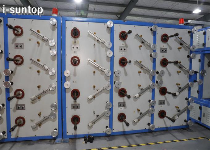 SGS 4 Bobbin Head Wire Pay Off Machine Fiber Optic Cable Machine